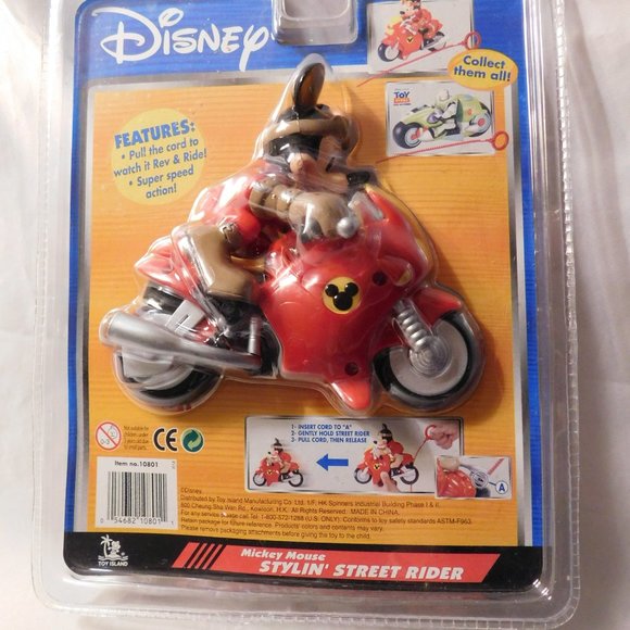Disney | Toys | Disney Mickey Mouse Stylin Street Rider Pull Cord Toy ...
